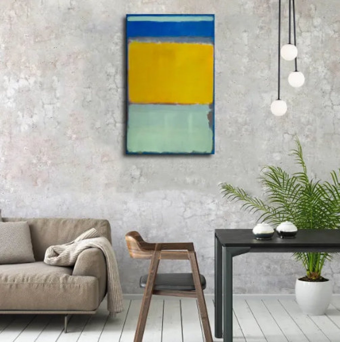 Mark Rothko Print on Canvas Home Decor Art No Frame Gift HD Rolled ...