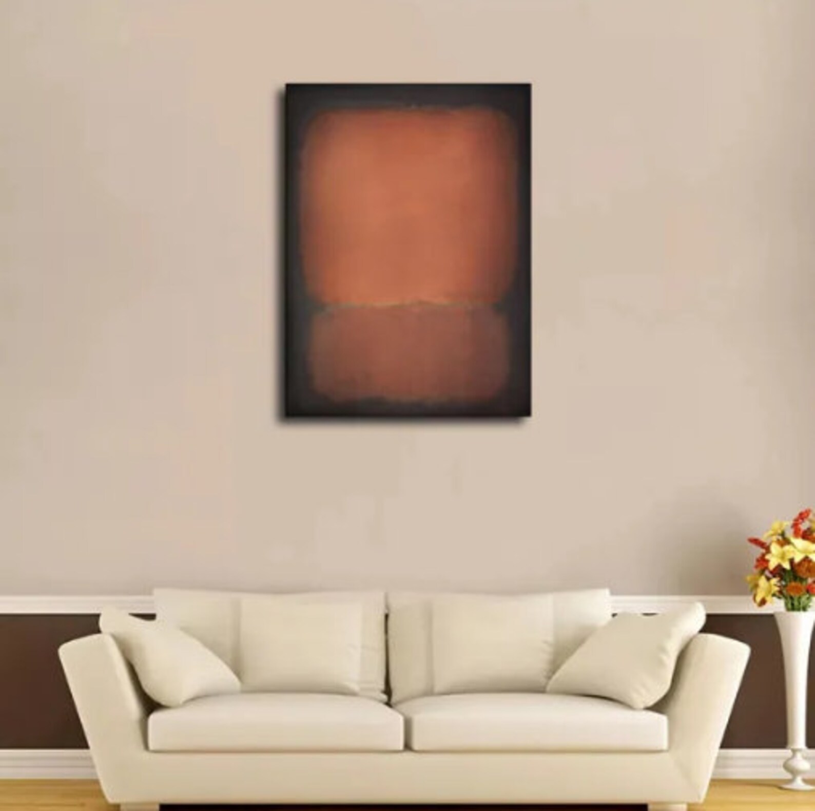 Mark Rothko No. 10 Print on Canvas Home Decor Art No Frame Gift HD ...