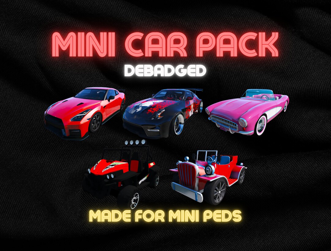 FiveM Mini Cars Pack Debadged V1 5 minicars High Quality - Etsy Portugal