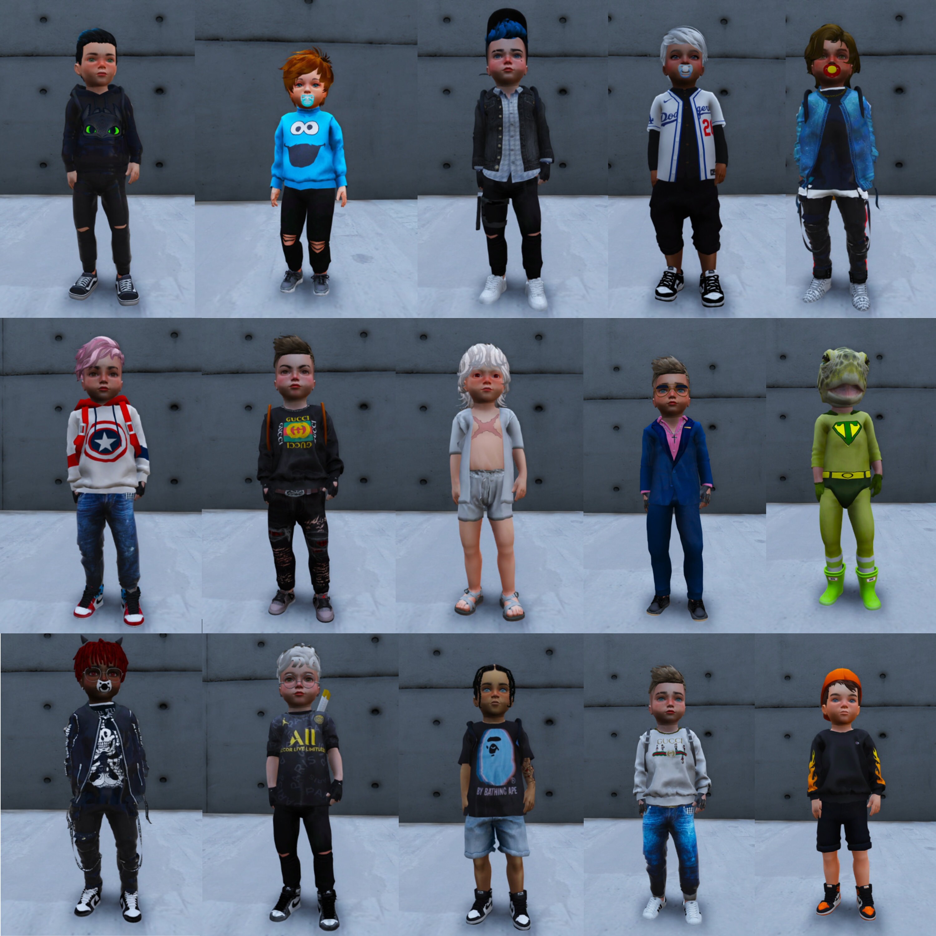 Fivem Baby Peds Pack 200 Peds High Quality Optimized - Etsy New Zealand