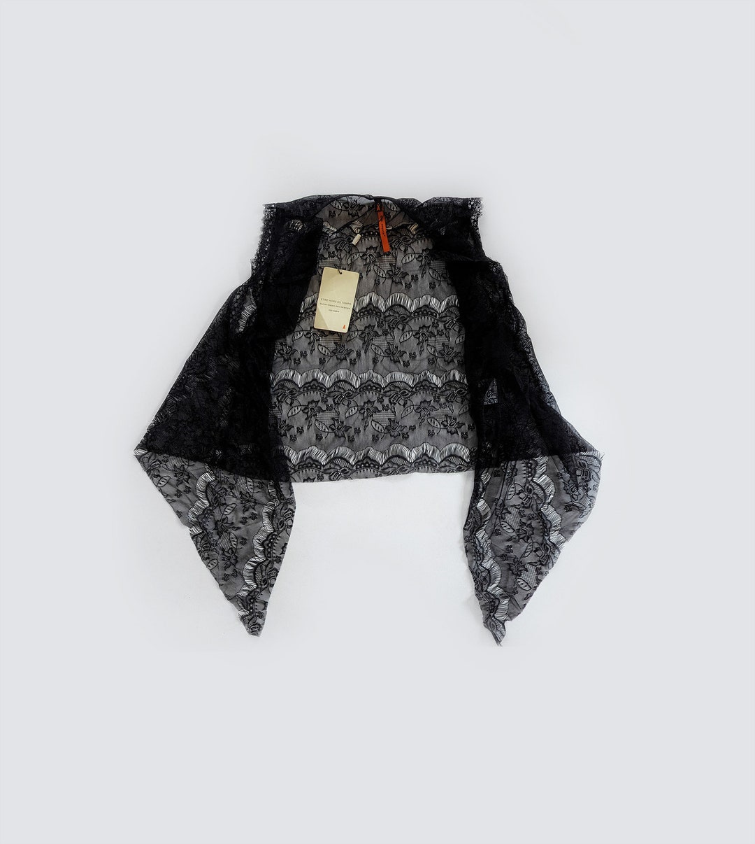 Cop.copine Goth Lace Vest in Black. Dark Academia. New With Tags. - Etsy