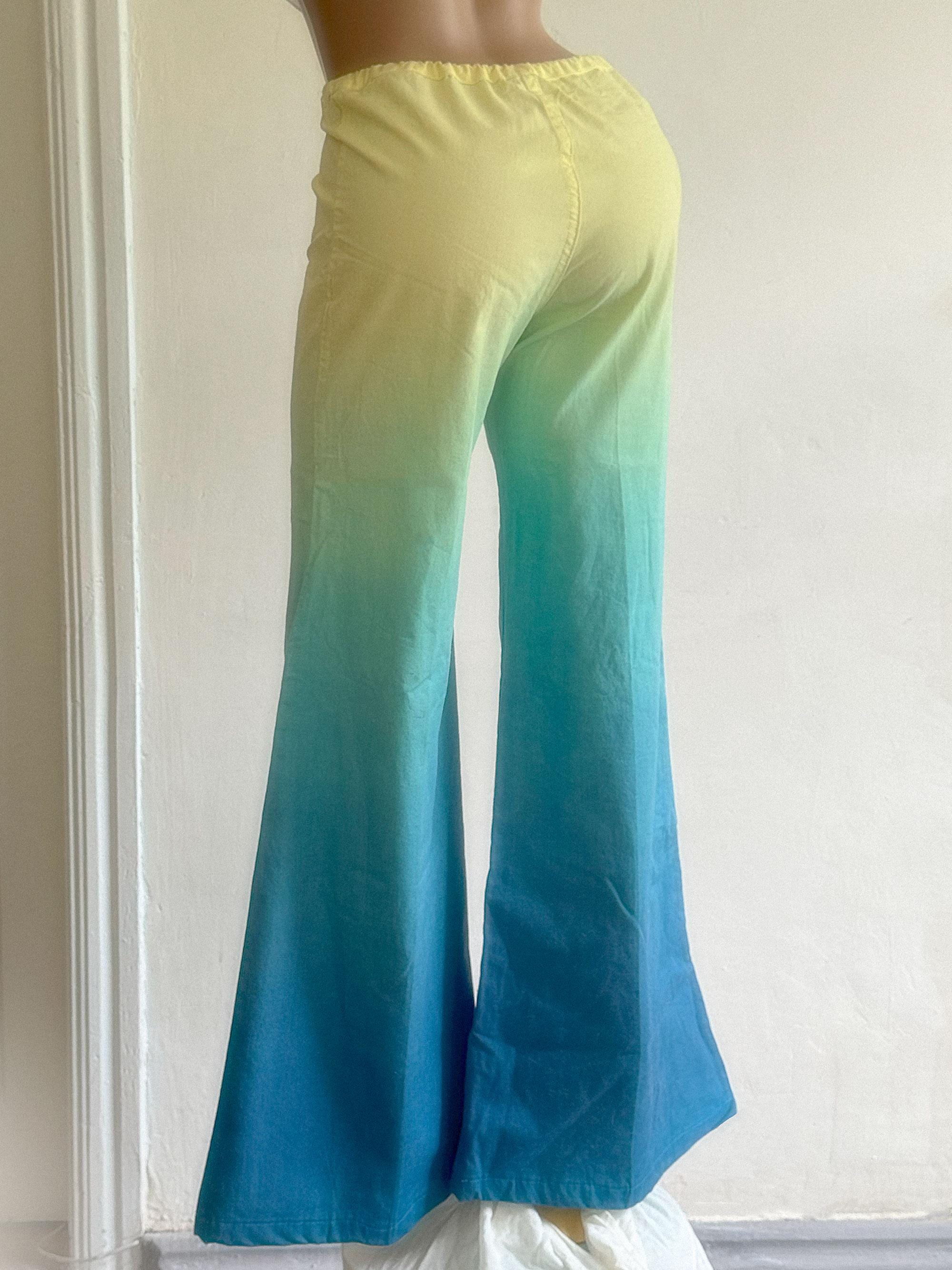 Y2K Mermaidcore Pants by MET ʚїɞ Coconut Girl Style Bell Bottom Jeans ...