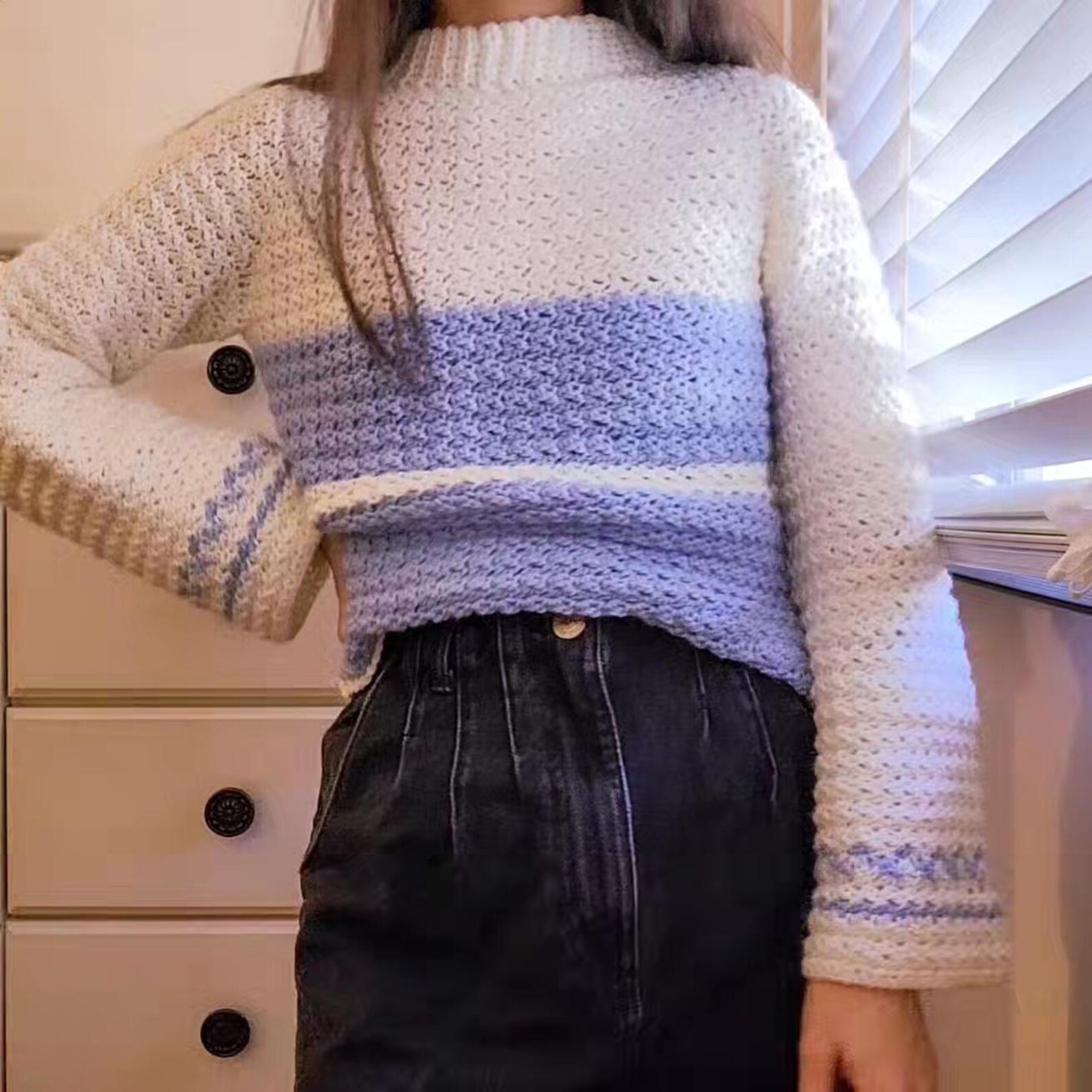 Top-down No Sew Raglan Sweater Crochet Pattern [PDF] - Etsy