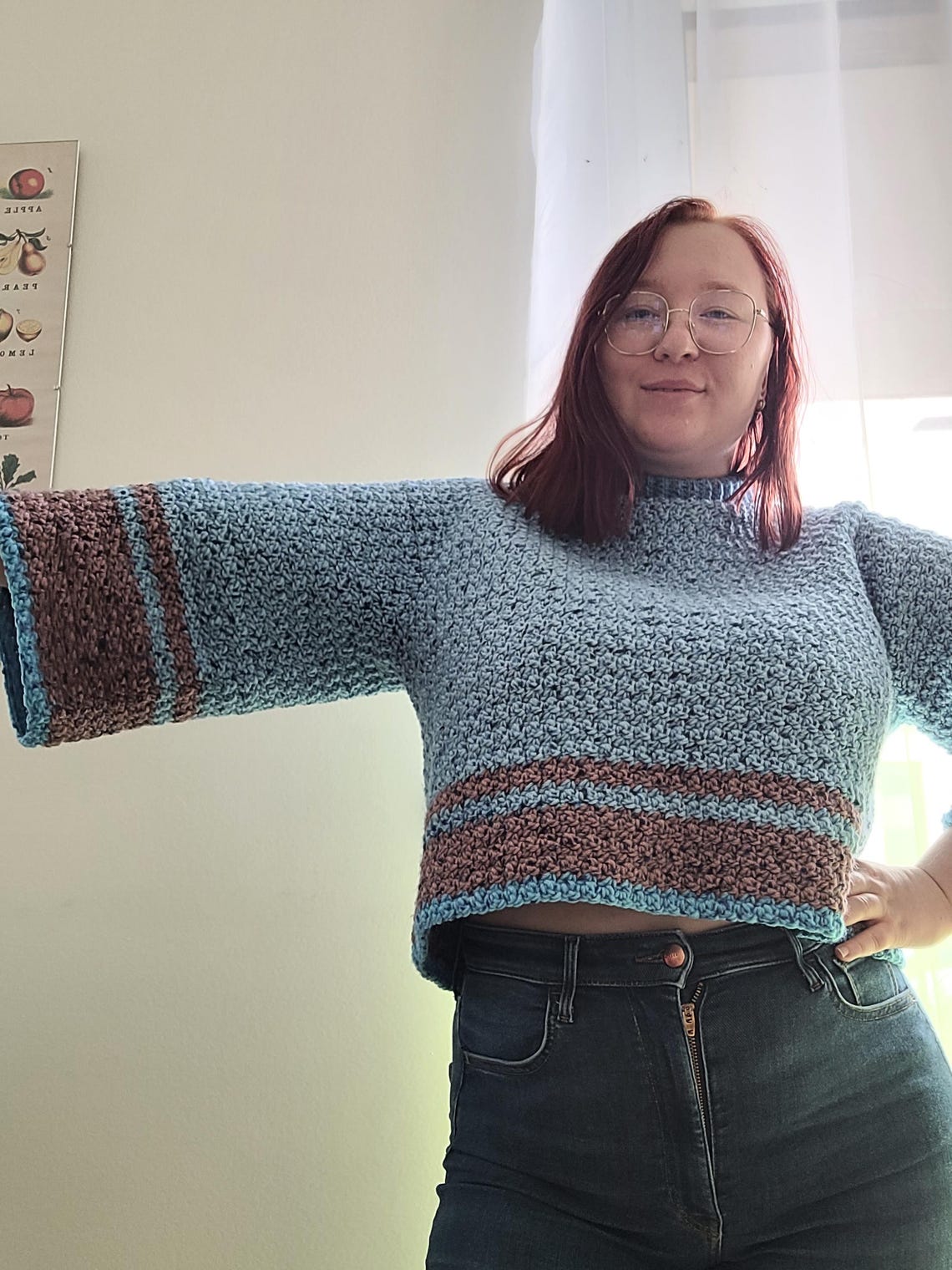 Top-down No Sew Raglan Sweater Crochet Pattern [PDF] - Etsy