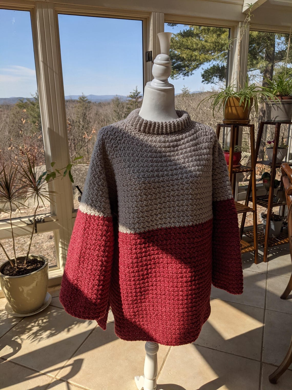 Top-down No Sew Raglan Sweater Crochet Pattern [PDF] - Etsy