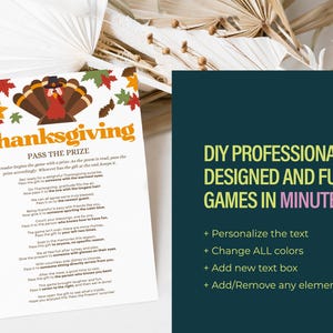 Printable Thanksgiving What's Your Turkey Name Game, Printable Games ...
