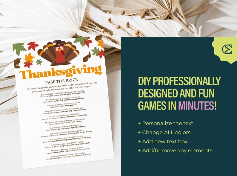 Printable Thanksgiving What's Your Turkey Name Game, Printable Games ...