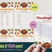 Family Thanksgiving Games Printable, Kids Party Games Thanksgiving ...