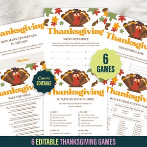 Printable Thanksgiving What's Your Turkey Name Game, Printable Games ...