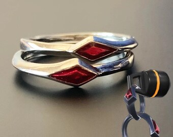 Sage Ring,game Ring,sage and Jett Gamer Jewelry,silver Plated Ring ...