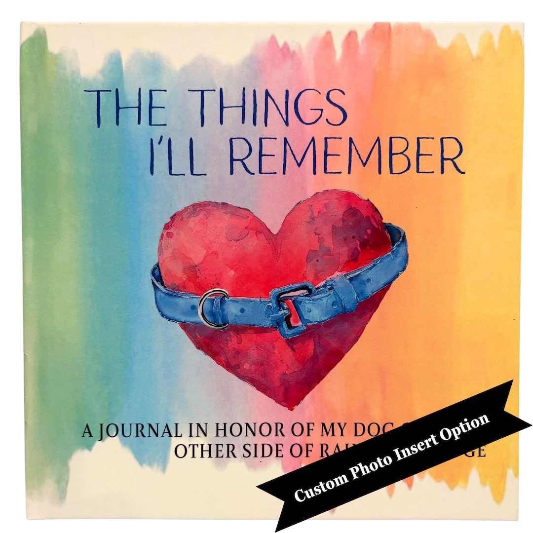 Pet Memorial Journal - Dog Loss Grief - Rainbow Bridge Gift ...