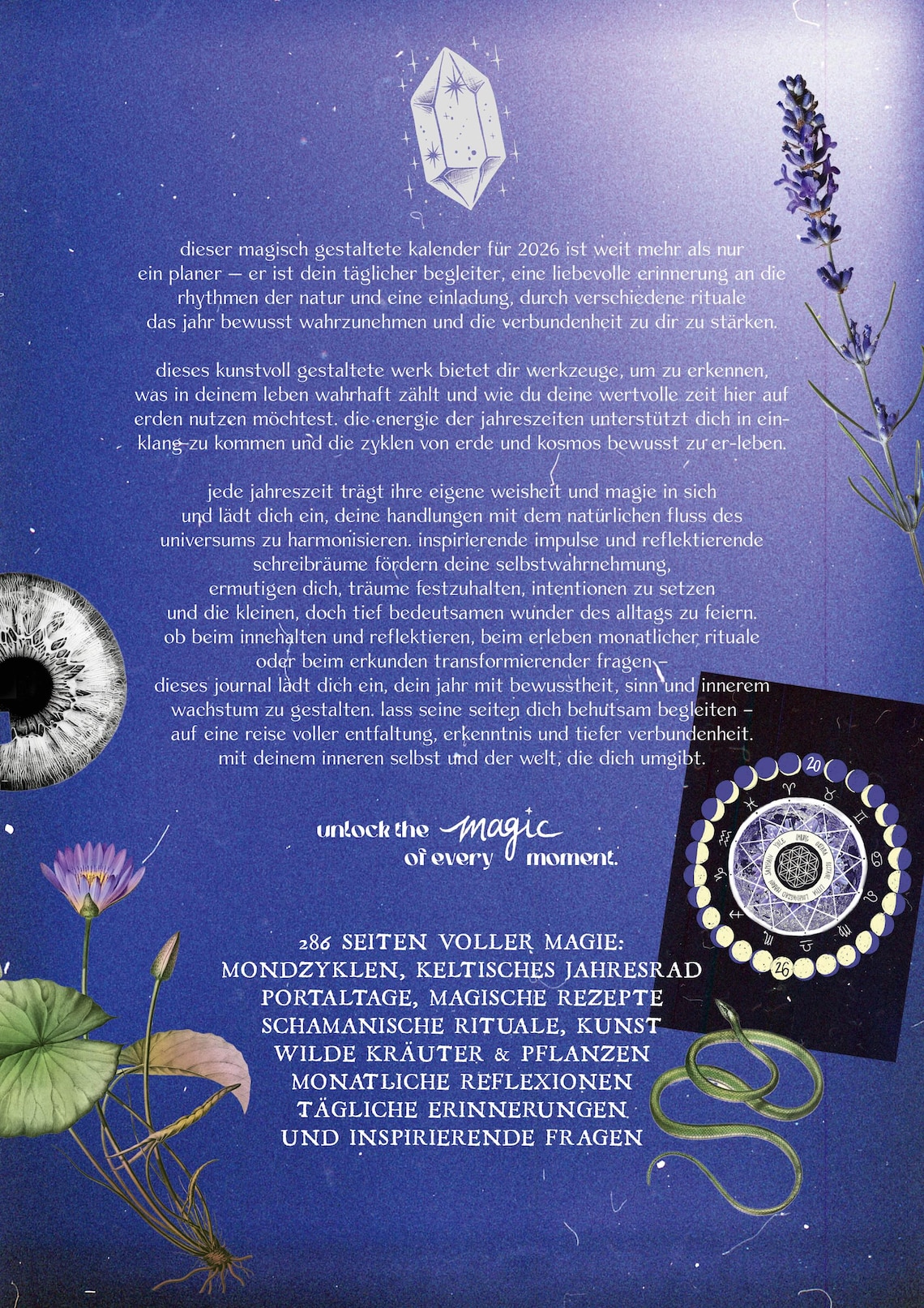 2026 Ritual Calendar ENG: Cycle of Seasons Magic Journal Witch Workbook ...