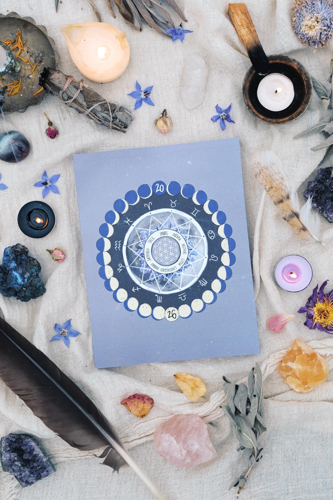 2026 Ritual Calendar ENG: Cycle of Seasons Magic Journal Witch Workbook ...