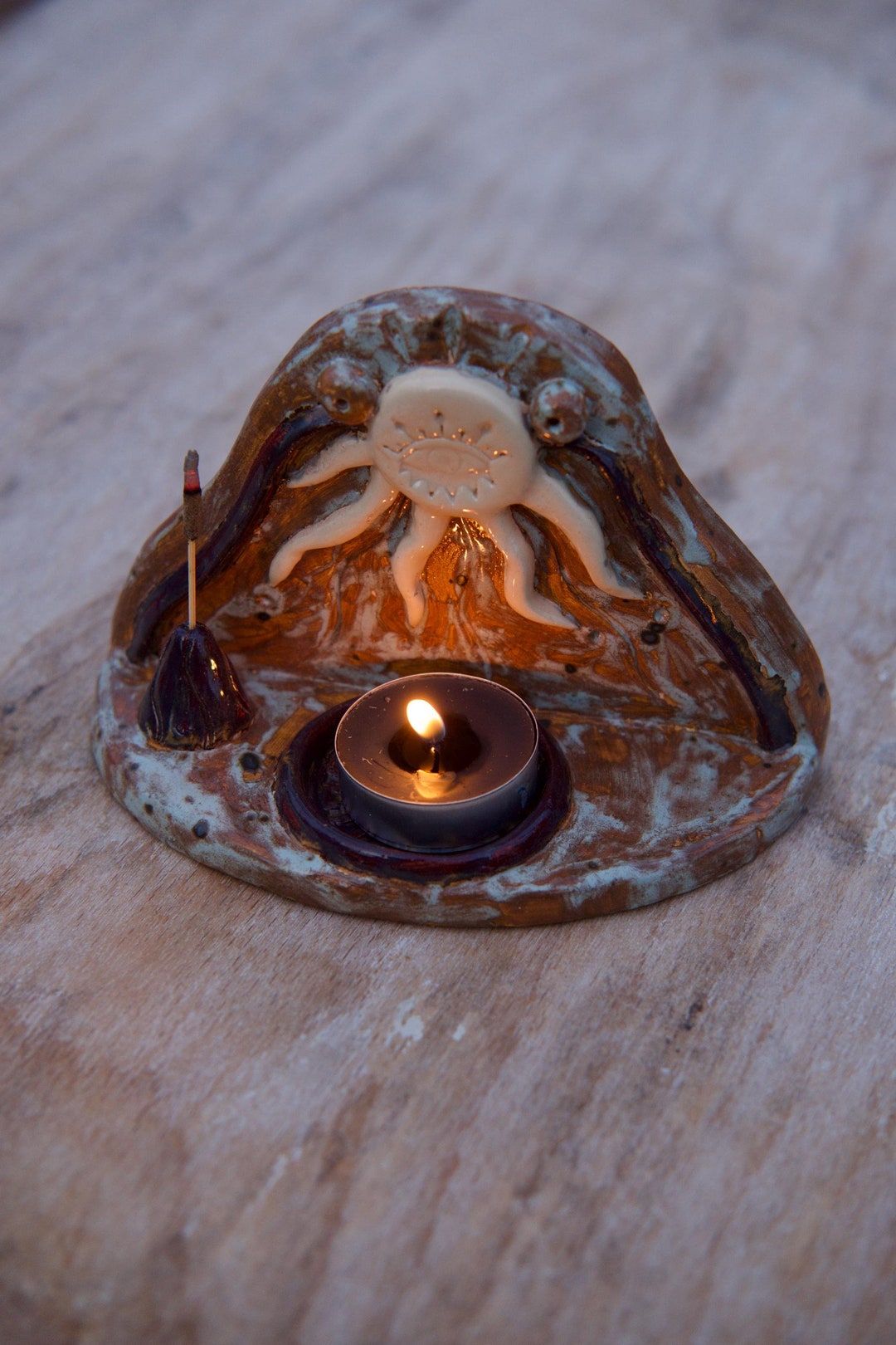 Home Clay Altar / Shrine / Temple Shelf Wall Ceramic Decor 2 - Etsy