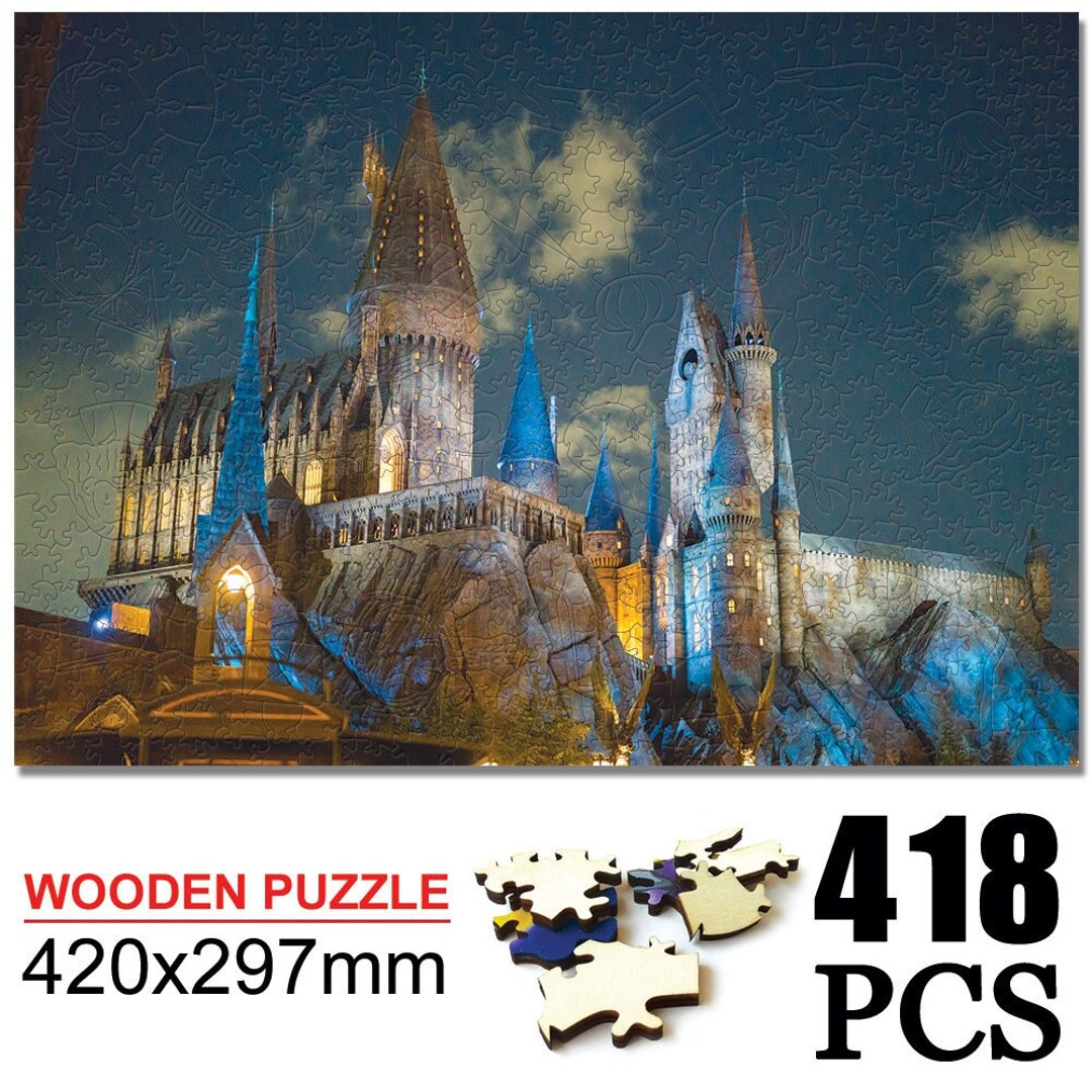 Magic Academy Wooden Jigsaw Puzzle Wizarding World 3D - Etsy