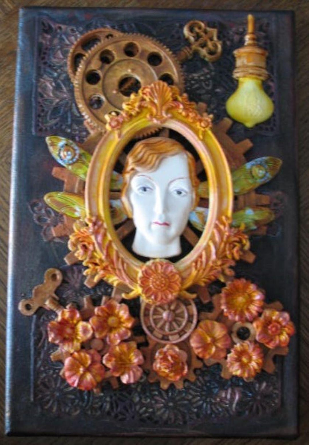 Abundance Painting - Collage on Canvas - Etsy