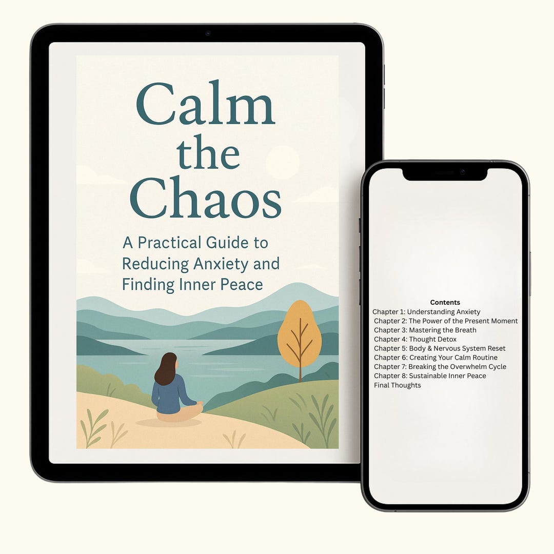 Calm the Chaos | Anxiety & Stress Relief Ebook | Mindfulness for Inner ...