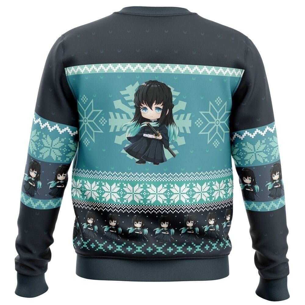 Muichiro Tokito Tueur De Démons Dessin Animé Japonais Pull De Noël ...