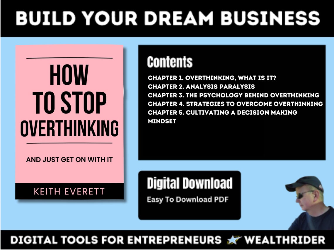 Stop Overthinking Tired of Being an Overthinker Self Help Development ...