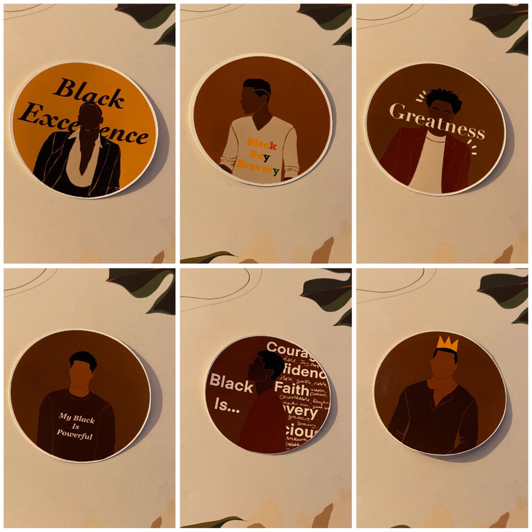 Black Excellence Sticker Bundle - Etsy