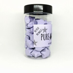 Paper Stars in a Jar With Magic Life Quotes/origami Lucky Stars 3d for ...