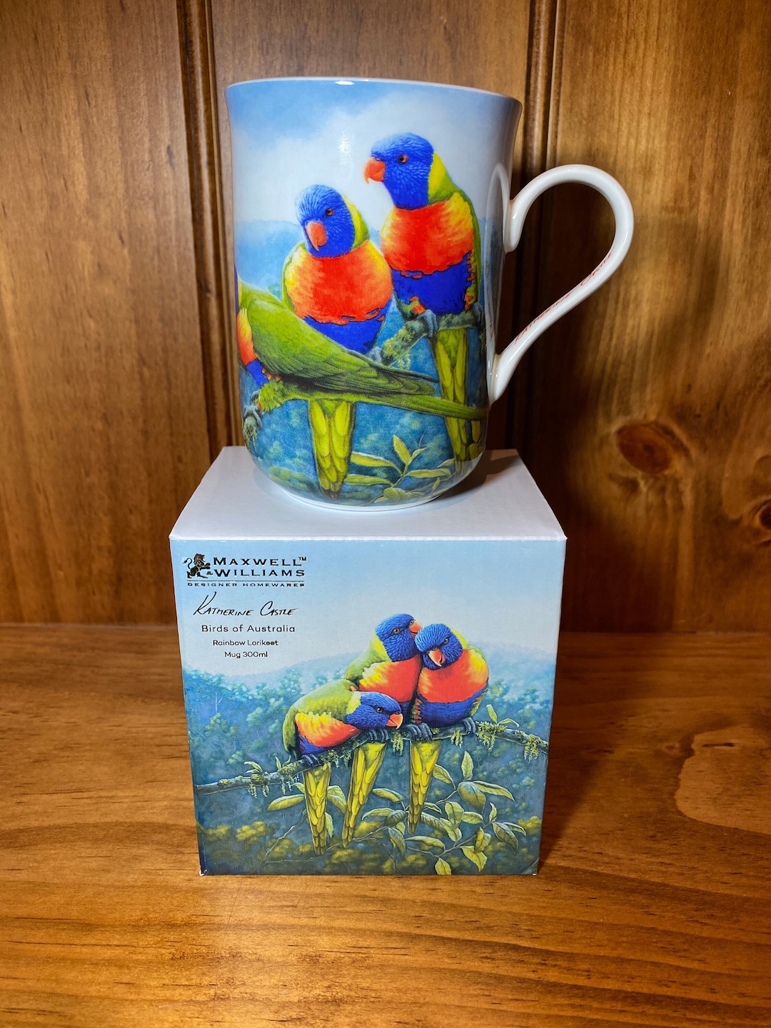 RAINBOW LORIKEET Birds of Australia - Bird Mug by Maxwell Williams ...