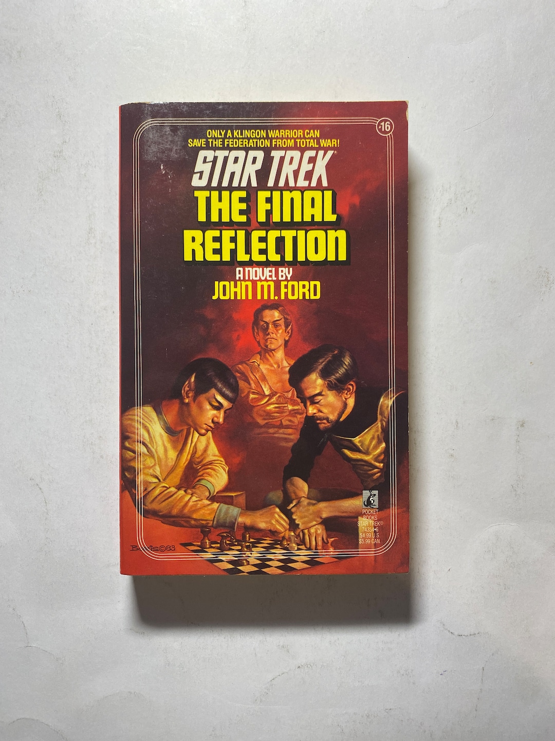 Star Trek Original Series Vintage Paperback #16 - “the Final Reflection" by John M. Ford (1984 ...