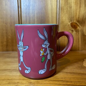 VINTAGE (1998) Warner Bros (TM) Bugs Bunny Crimson Mug - Etsy