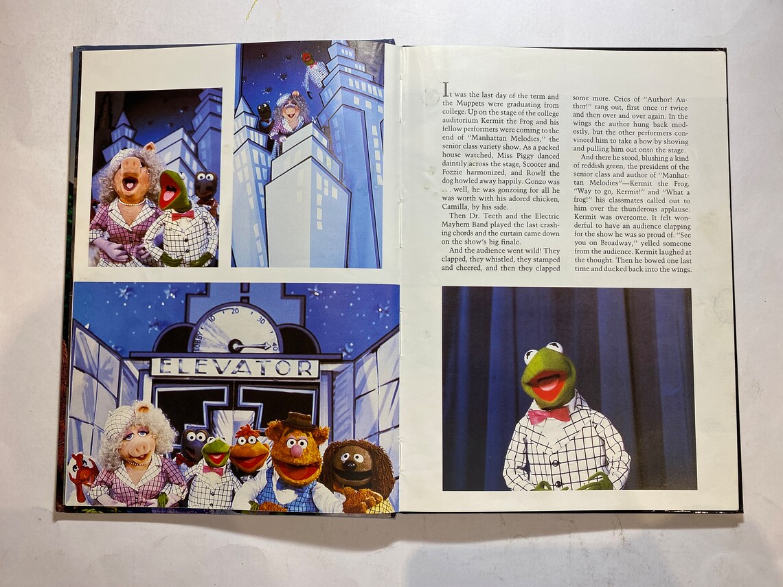 The Muppets Take Manhattan Vintage Hardback Storybook - (1984) Muppet ...