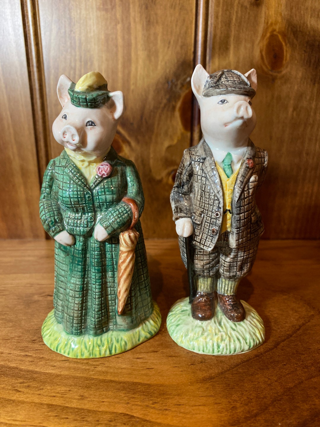 BESWICK - Vintage Figures: Pair of Pigs - Mr & Mrs Pig Nice! - Etsy