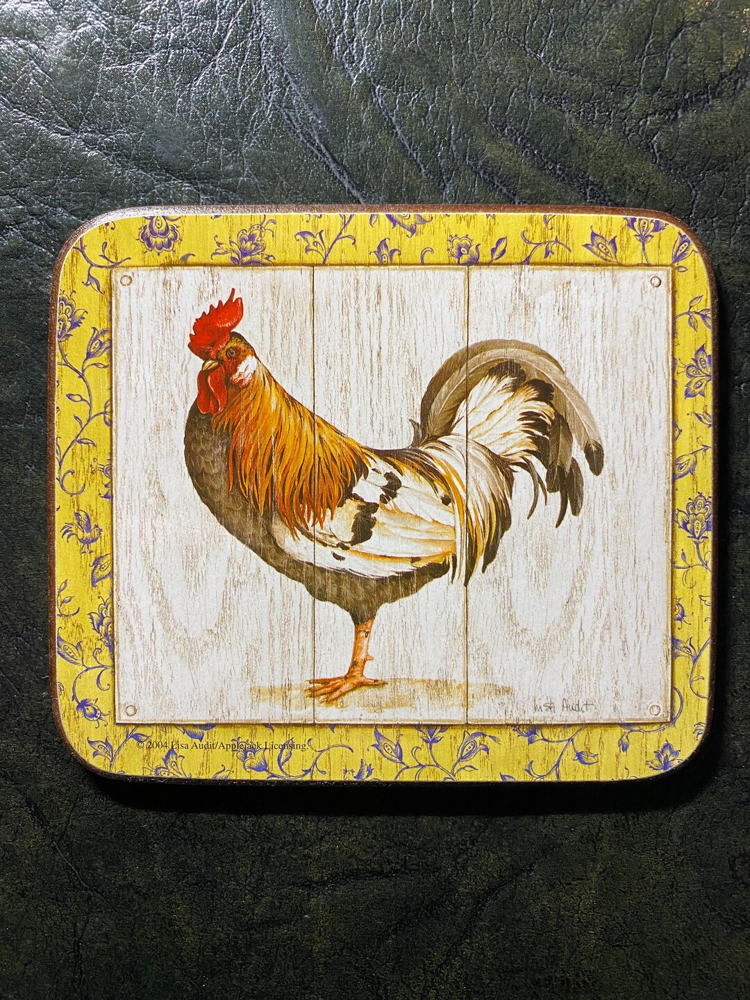 Coasters ROOSTER Vintage (1990's) by Ashdene - Set of 6 Unused Coasters ...