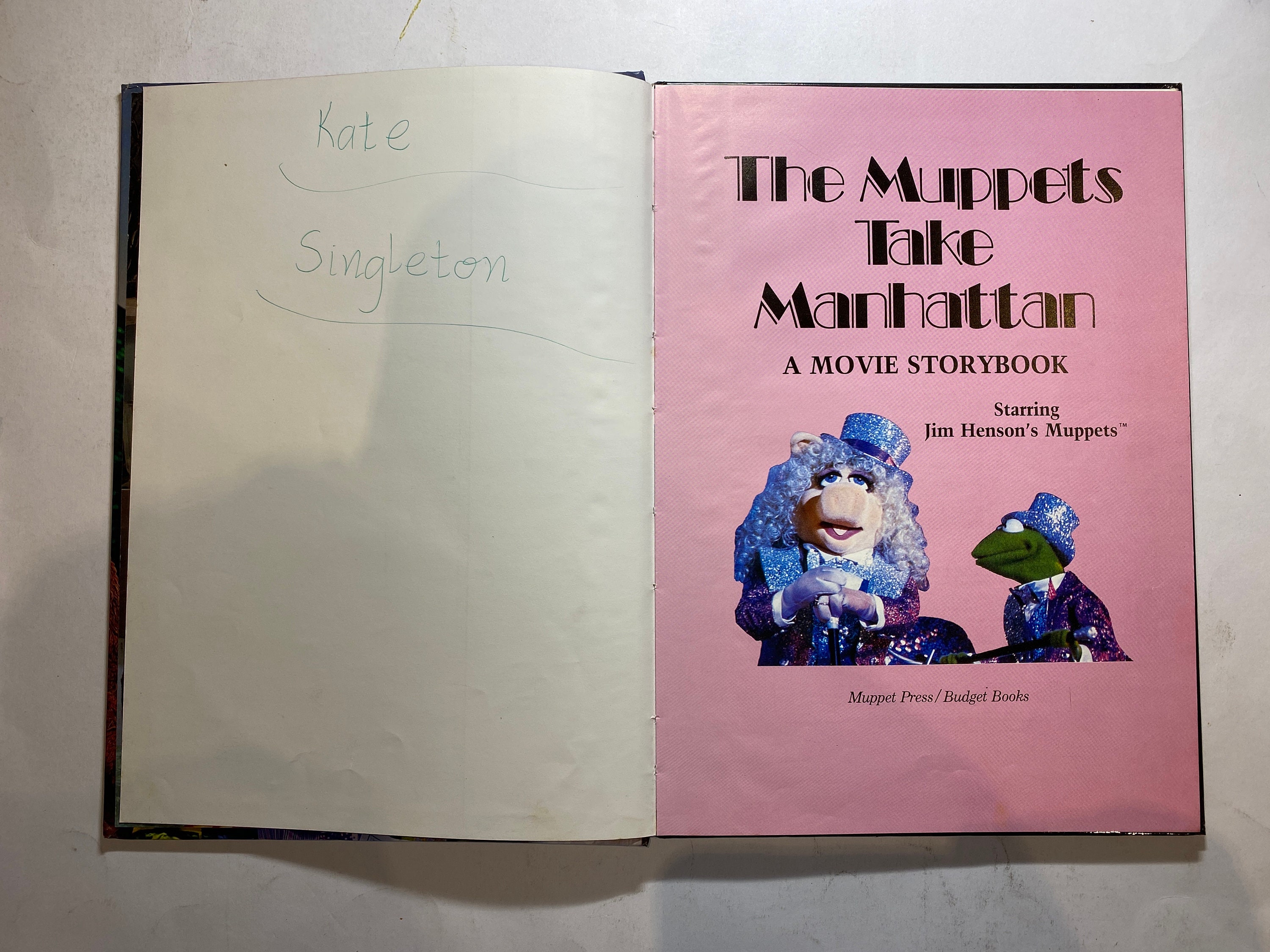 The Muppets Take Manhattan Vintage Hardback Storybook - (1984) Muppet ...