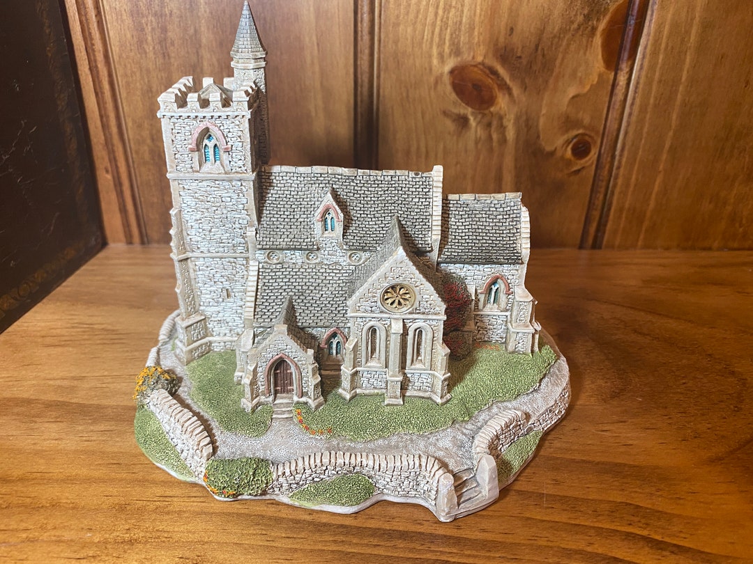 ST LAWRENCE CHURCH Lilliput Lane 1989 Vintage Miniature Cottage Deed ...