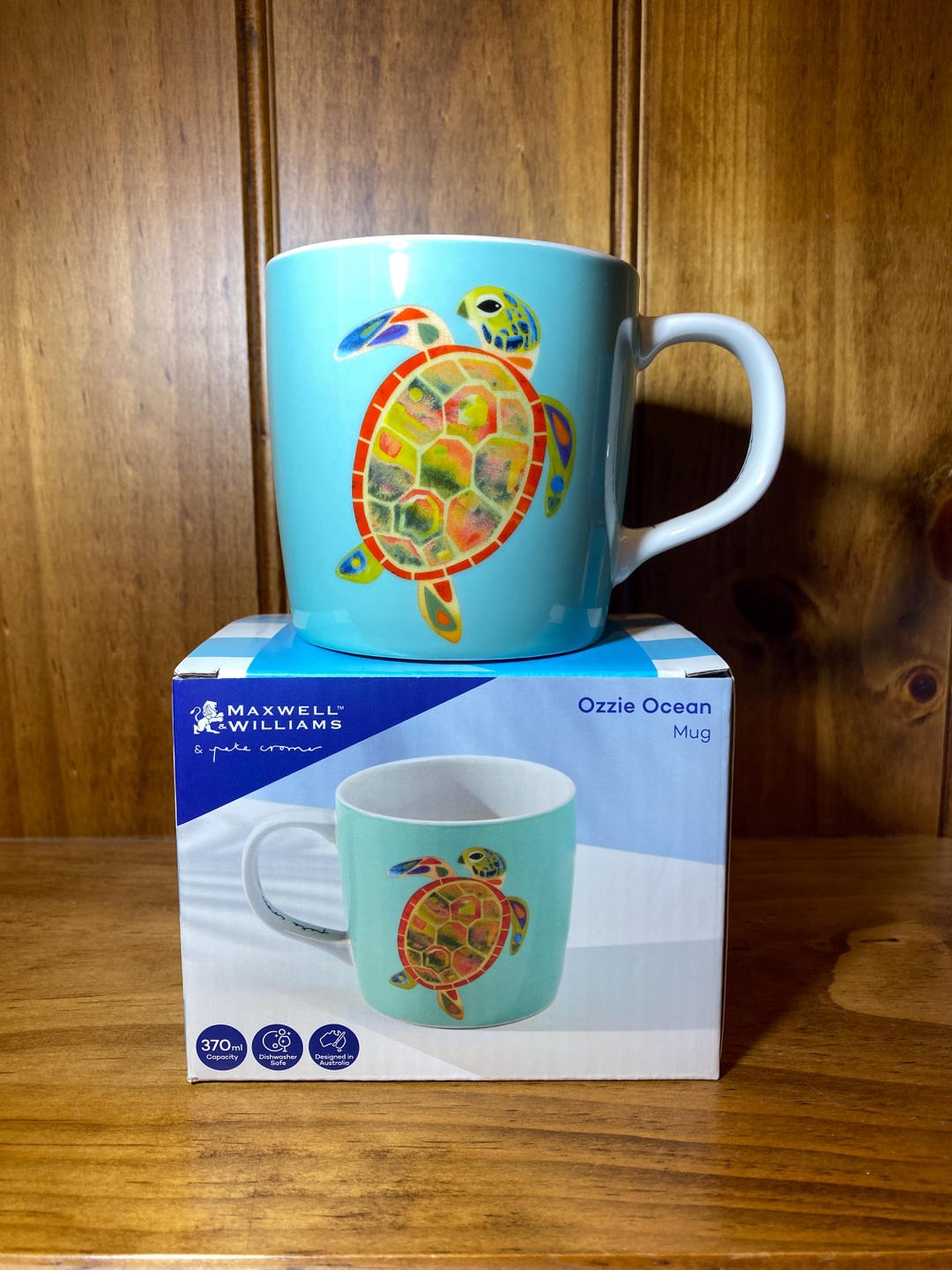 GREEN TURTLE Ozzie Ocean - Green Turtle Mug by Maxwell Williams - New ...