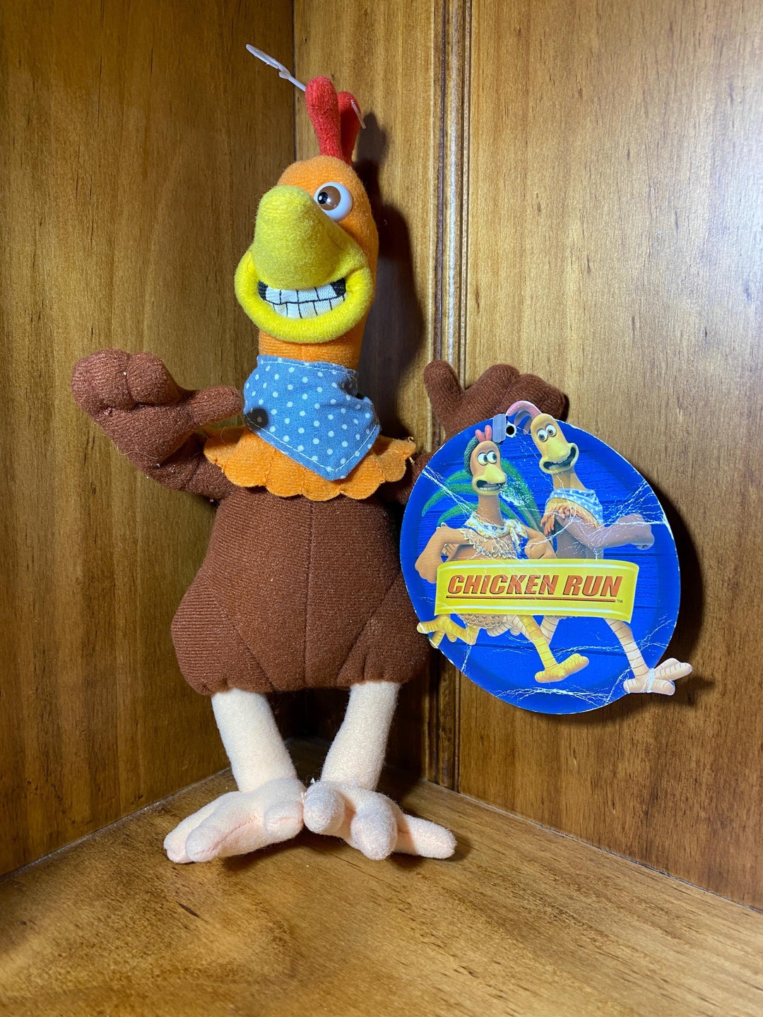 CHICKEN RUN - "rocky" Vintage Stuffed Toy by Hunter Leisure (2000) - Etsy