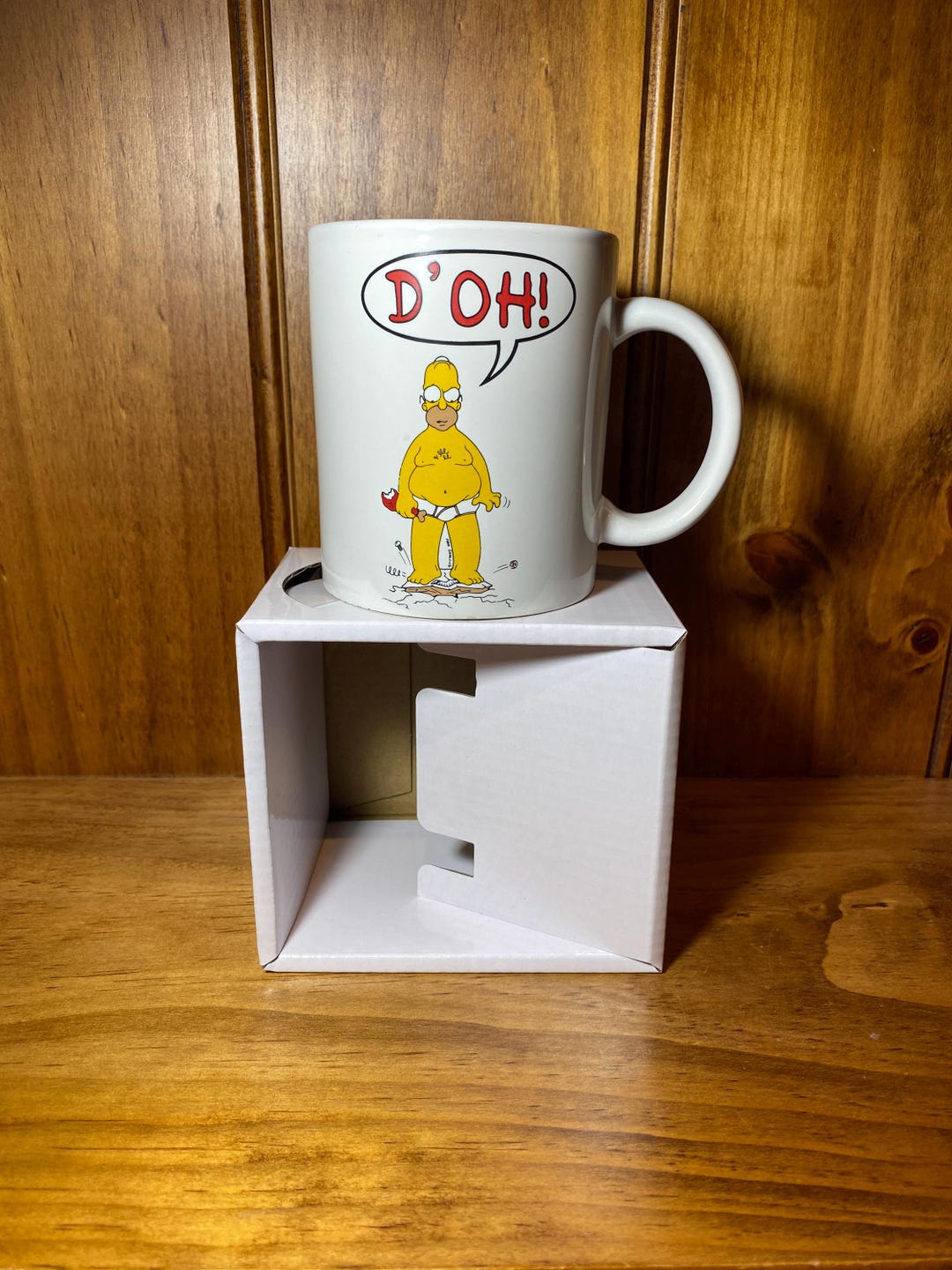 THE SIMPSONS - Vintage Unused Mug - Homer in Underpants "d"oh!" - Etsy