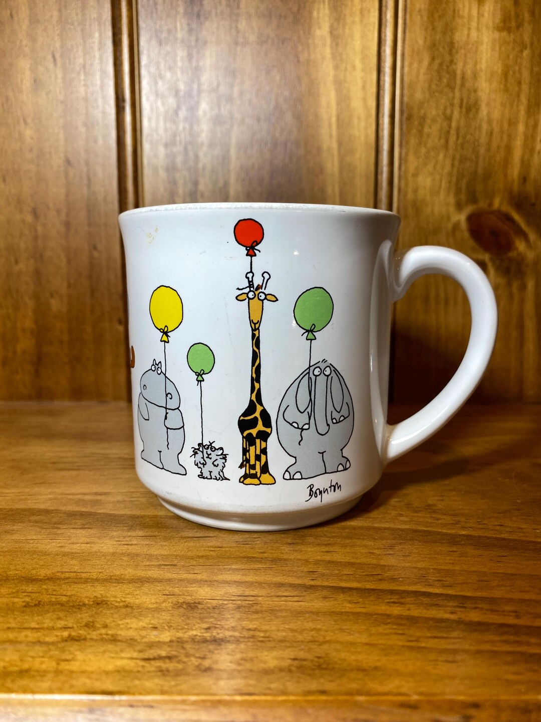 BOYNTON Vintage Animal Characters With Balloons - as New 1980's - Etsy