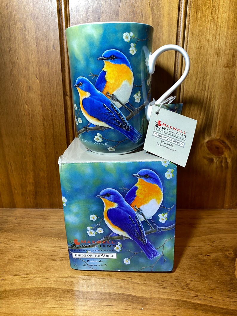 Bluebirds Birds of the World Bird Mug by Maxwell Williams New & Unused ...
