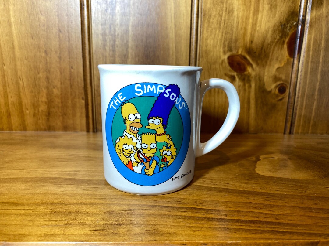 THE SIMPSONS - Vintage Unused Mug "simpsons Family" (1991) - Etsy