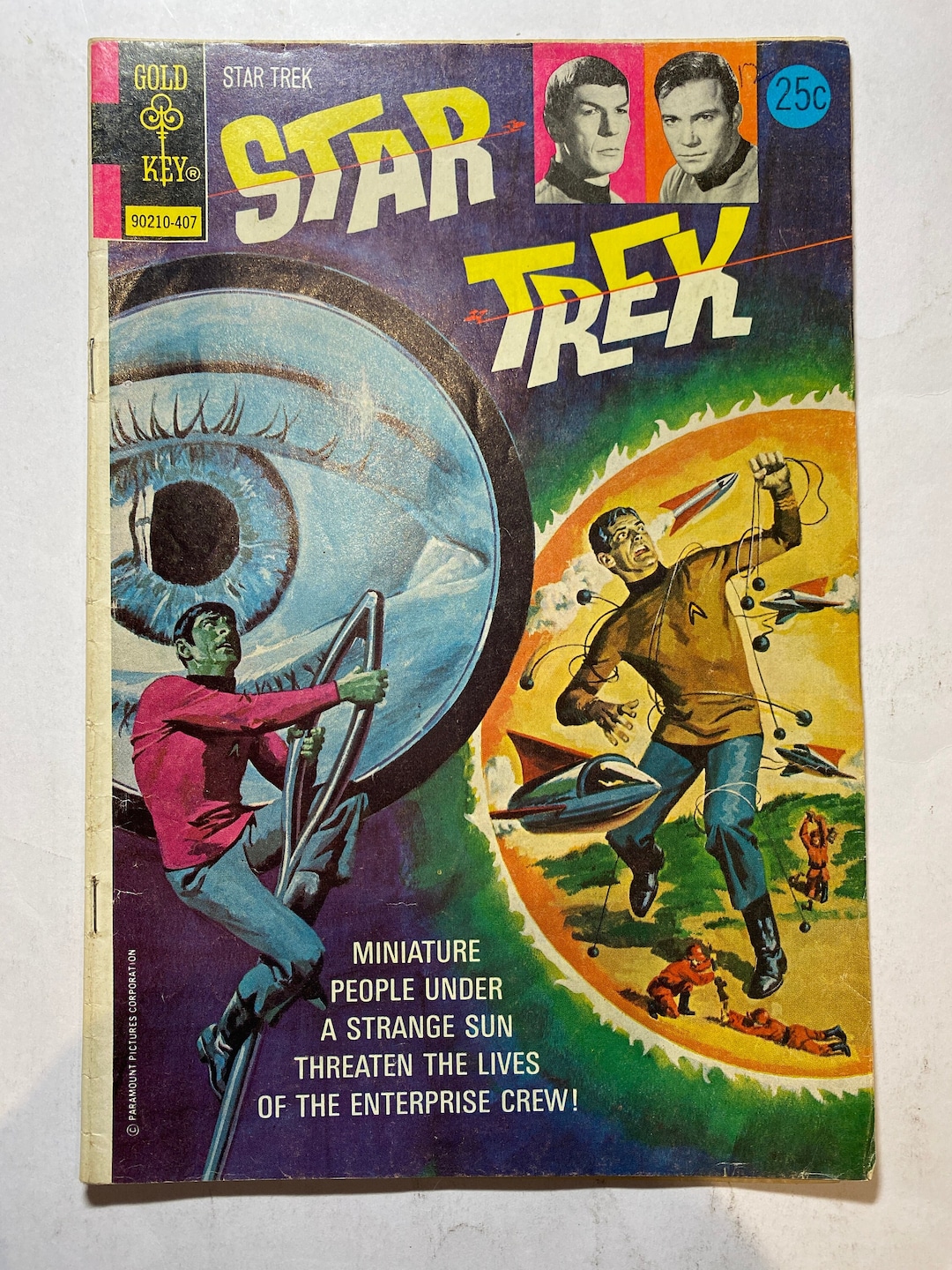 Star Trek Original Series Vintage GOLD KEY COMIC #25 - (1974) - Etsy