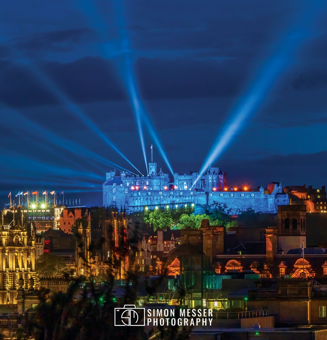 Edinburgh Castle of Light - Etsy