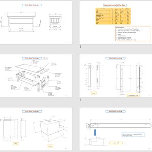 Coffee Table PDF Plan: Step-by-step Building Instructions - Etsy