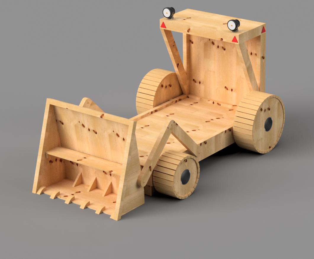 DIY Twin-size Construction Truck Bed Plans (PDF) – Wheel Loader Truck ...