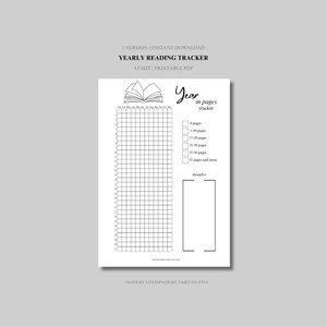 Reading Tracker Coloring Page - Etsy Canada