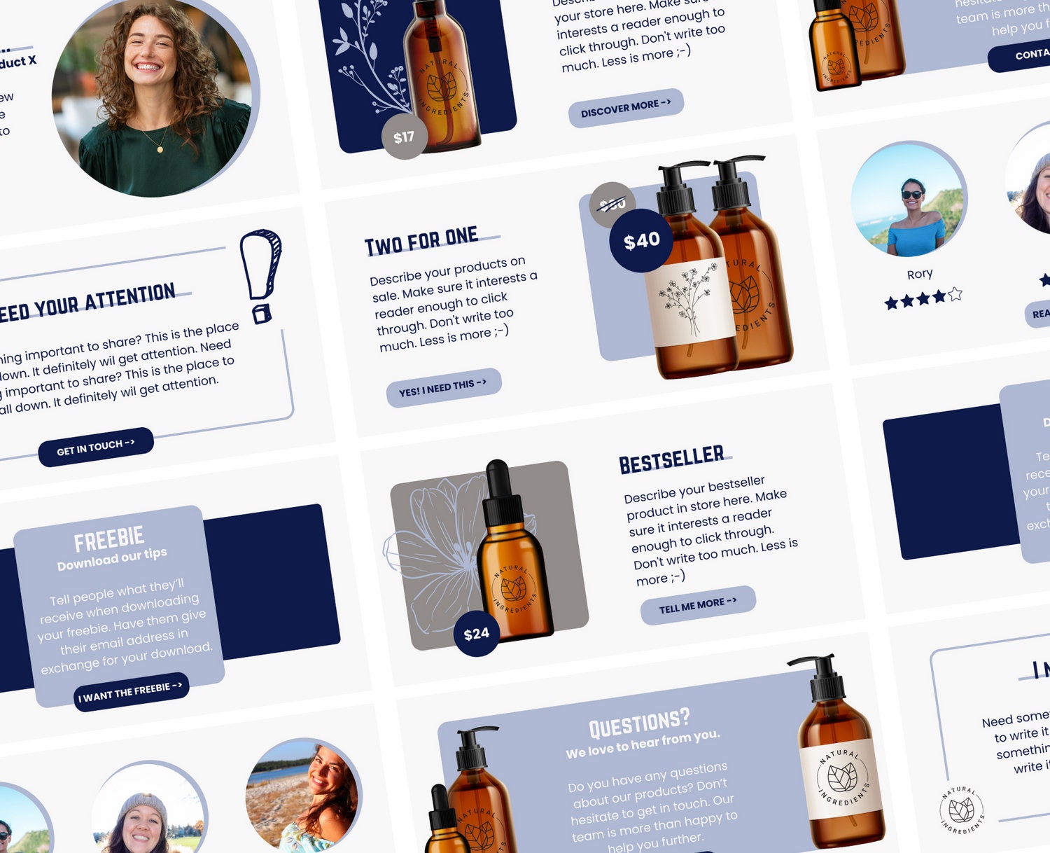 EDITABLE Newsletter Template Canva Templates Template Holiday ...