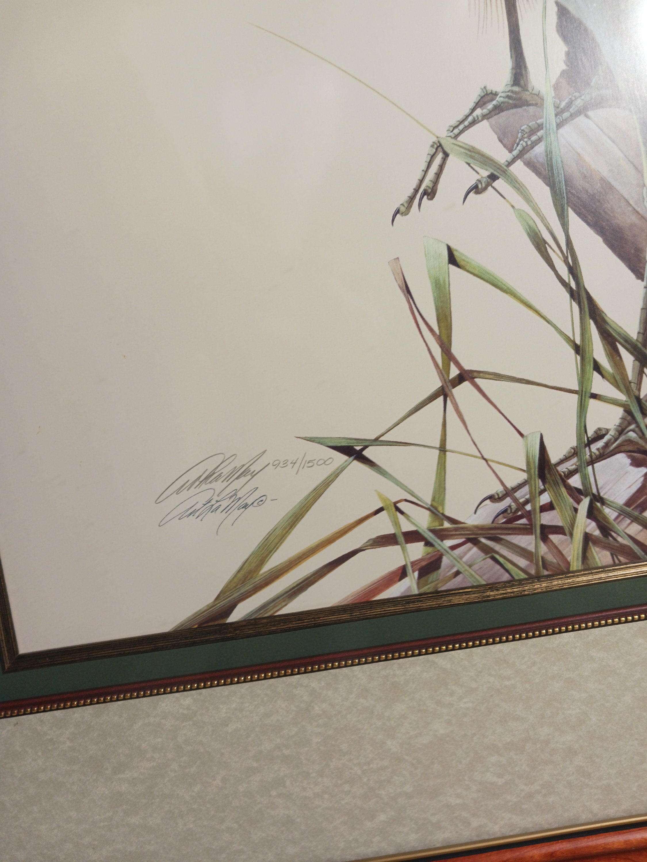 Art Lamay Signed Print, Two Birds, Numbered 934/1500, 37 High, 28 Wide ...