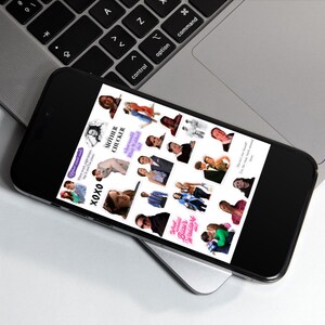 Printable Gossip Girl Stickers PNG Stickers Digital Downloads, Print ...