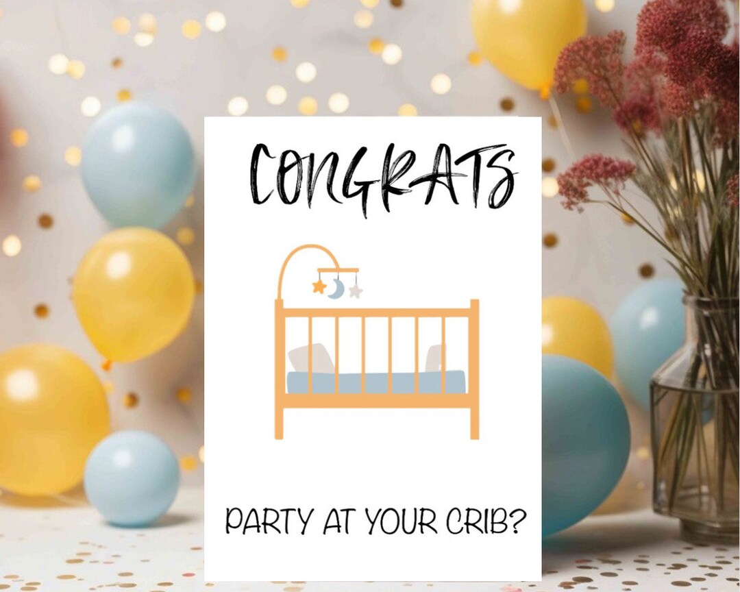 Printable Newborn Baby Welcome Card - Etsy