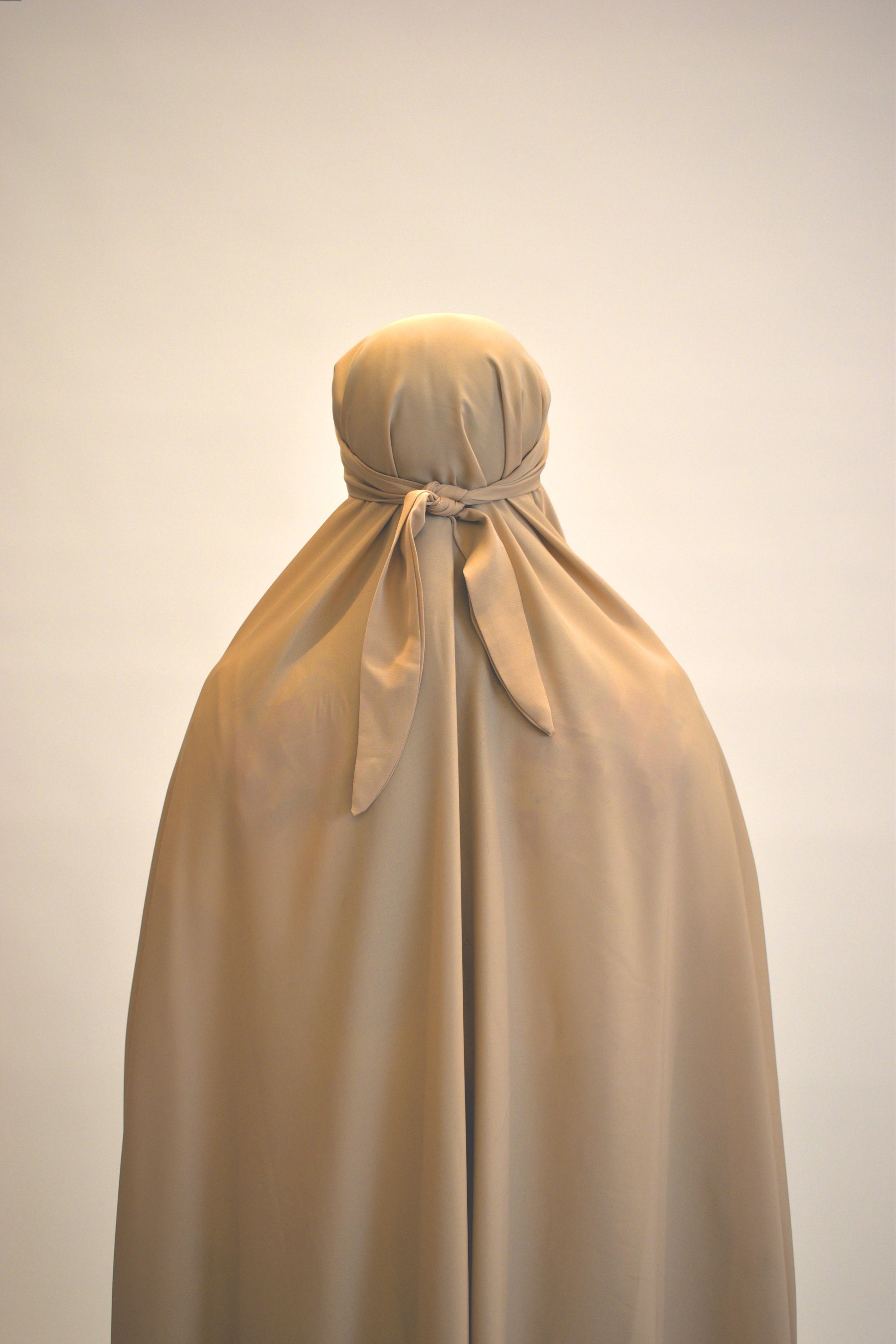 3 Piece Jilbab Set Light Beige Size Length 60 - Etsy