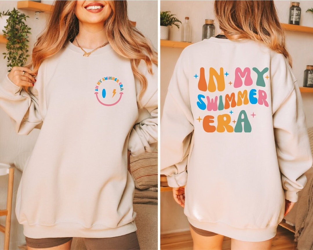 In My Swimmer Era Sweatshirt, Funny Swimmers Shirt, Swimming Lovers ...